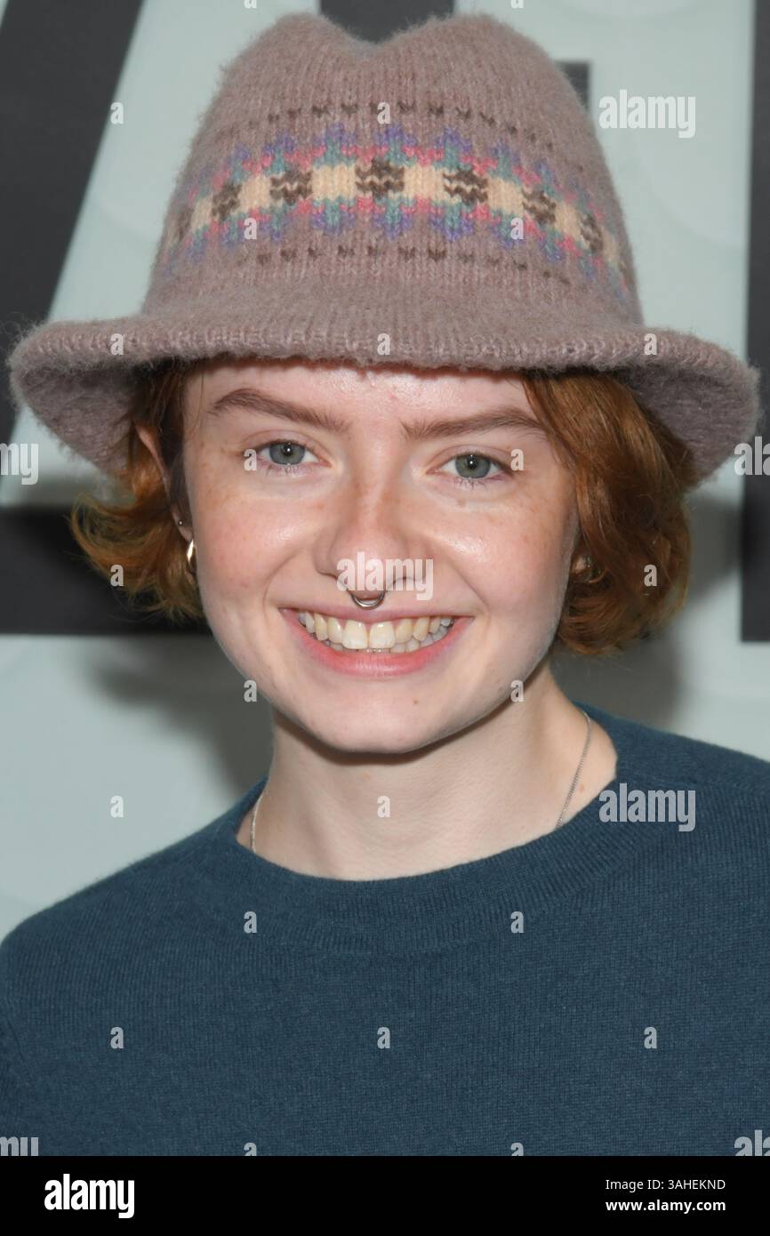 New York, USA. 09th Apr, 2025. Lachlan Watson attends Agatha Christie's ...