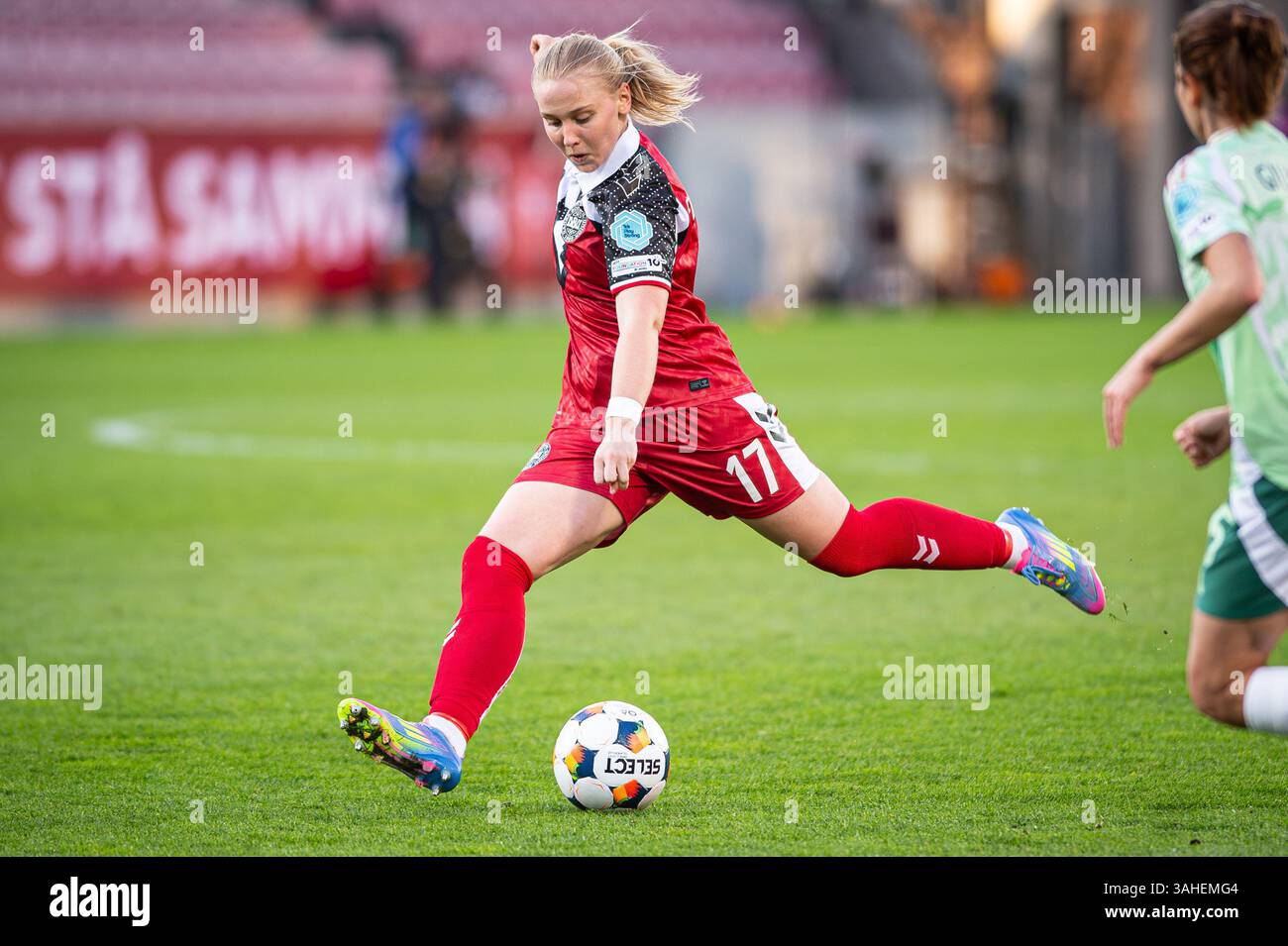 Herning, Denmark. 08th, April 2025. Johanna Sorensen (17) of Denmark ...