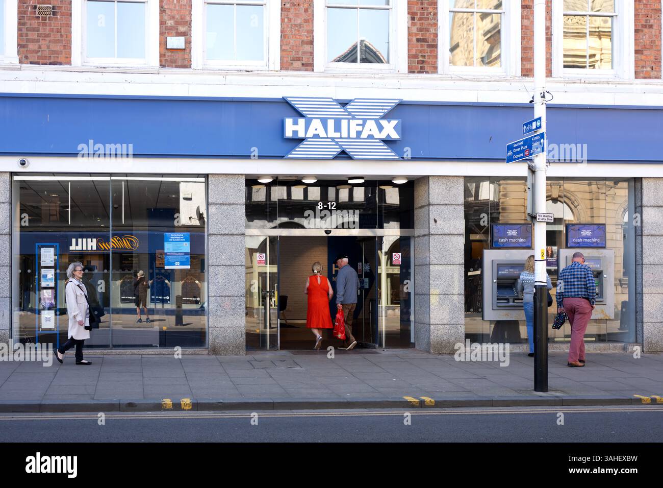 Halifax Building Society Southport UK Stock Photo - Alamy