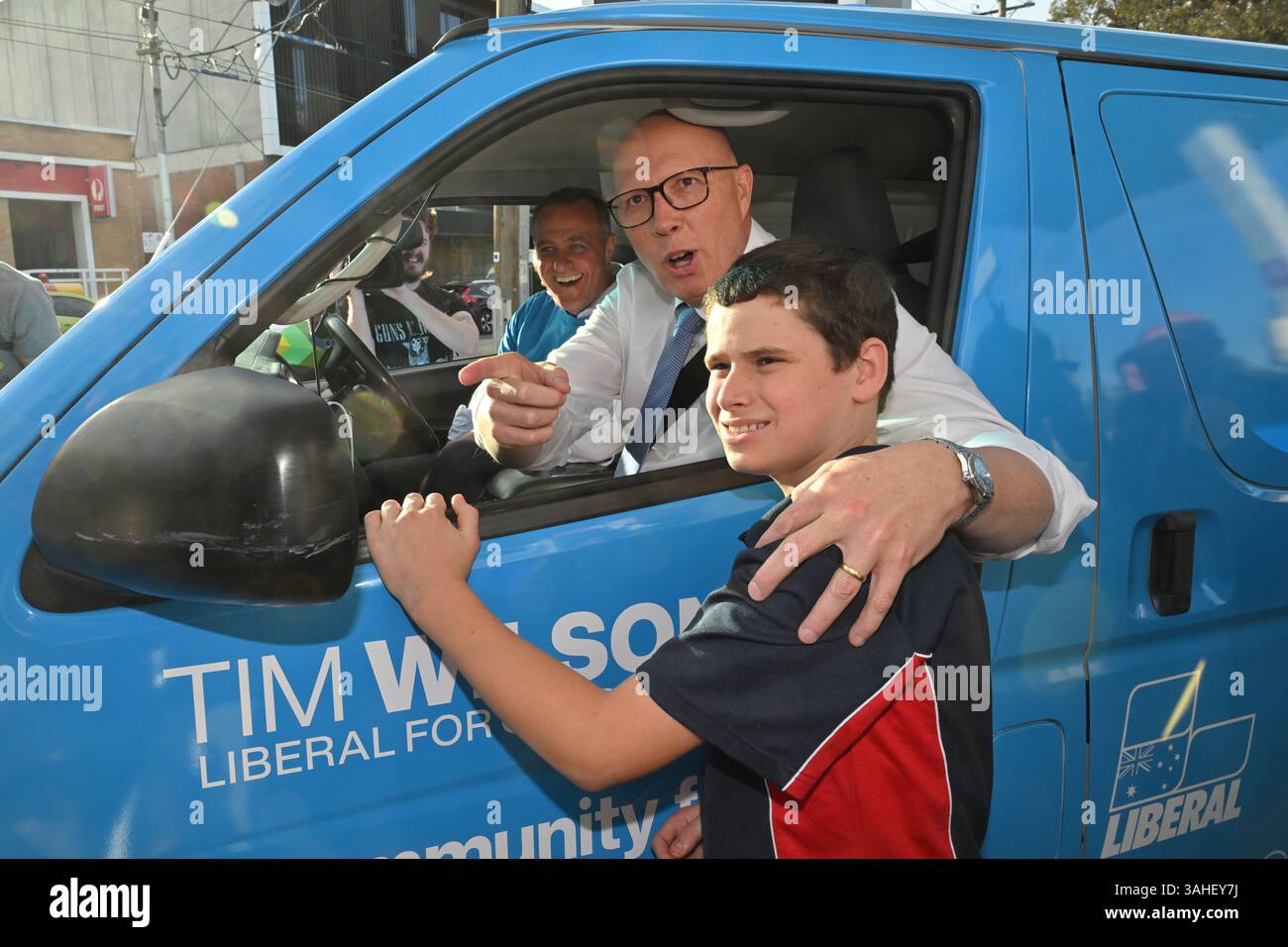 Melbourne, Australia. 10th Apr, 2025. Leader of the Opposition Peter ...