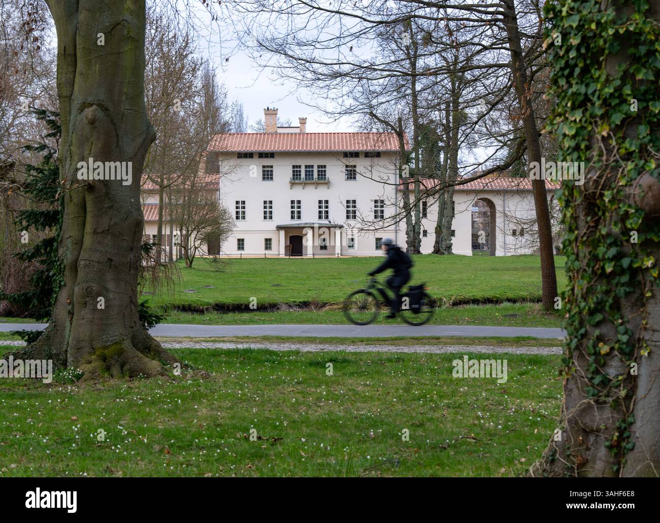 10 April 2025, Brandenburg, Potsdam: The renovated dairy at Kuhtor in ...