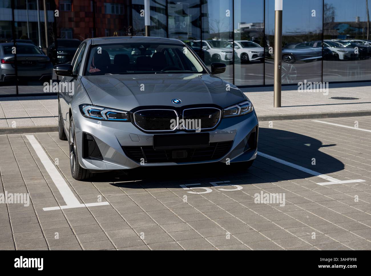 Minsk, Belarus, April 10, 2025 - Front view of luxury sedan BMW i3 eDrive 40L Stock Photo - Alamy