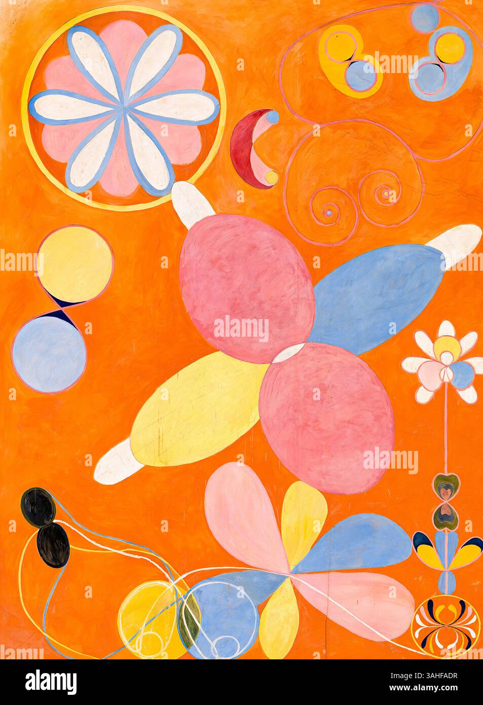 Hilma af Klint, abstract painting, The Ten Largest, No 4, Youth, 1907 ...