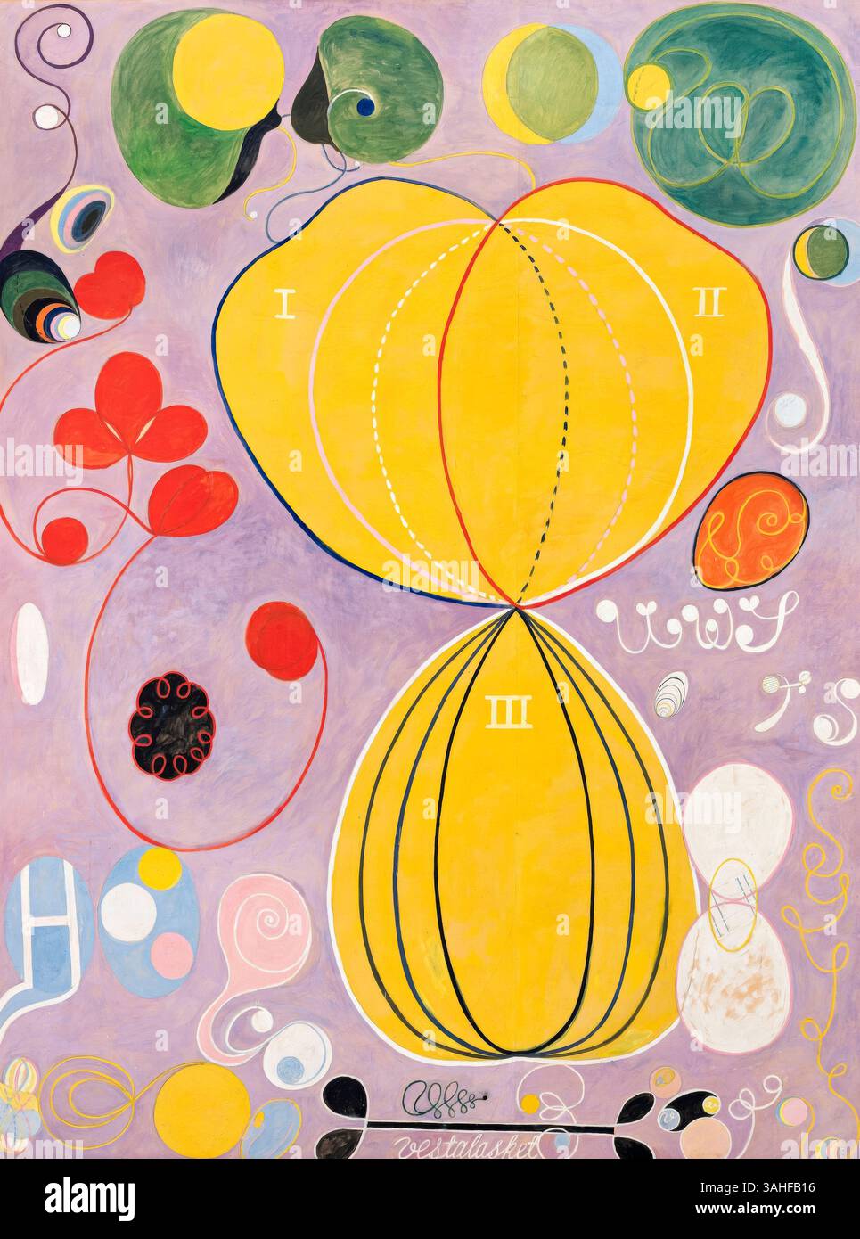 Hilma af Klint, The Ten Largest, Group IV, No 7, Adulthood, abstract ...