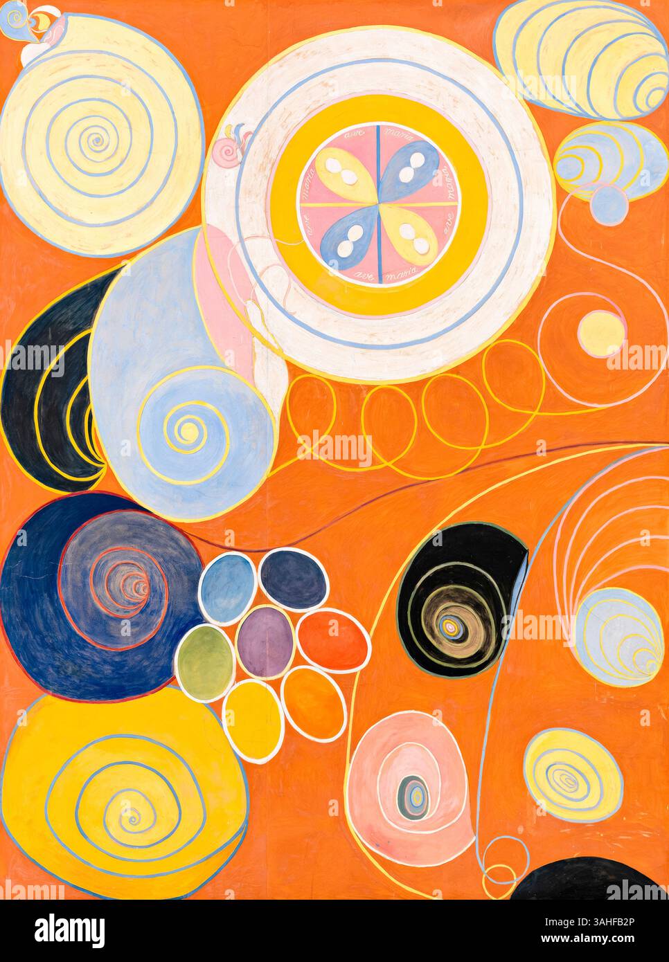 Hilma af Klint, The Ten Largest, Group IV, No 3, Youth, abstract ...