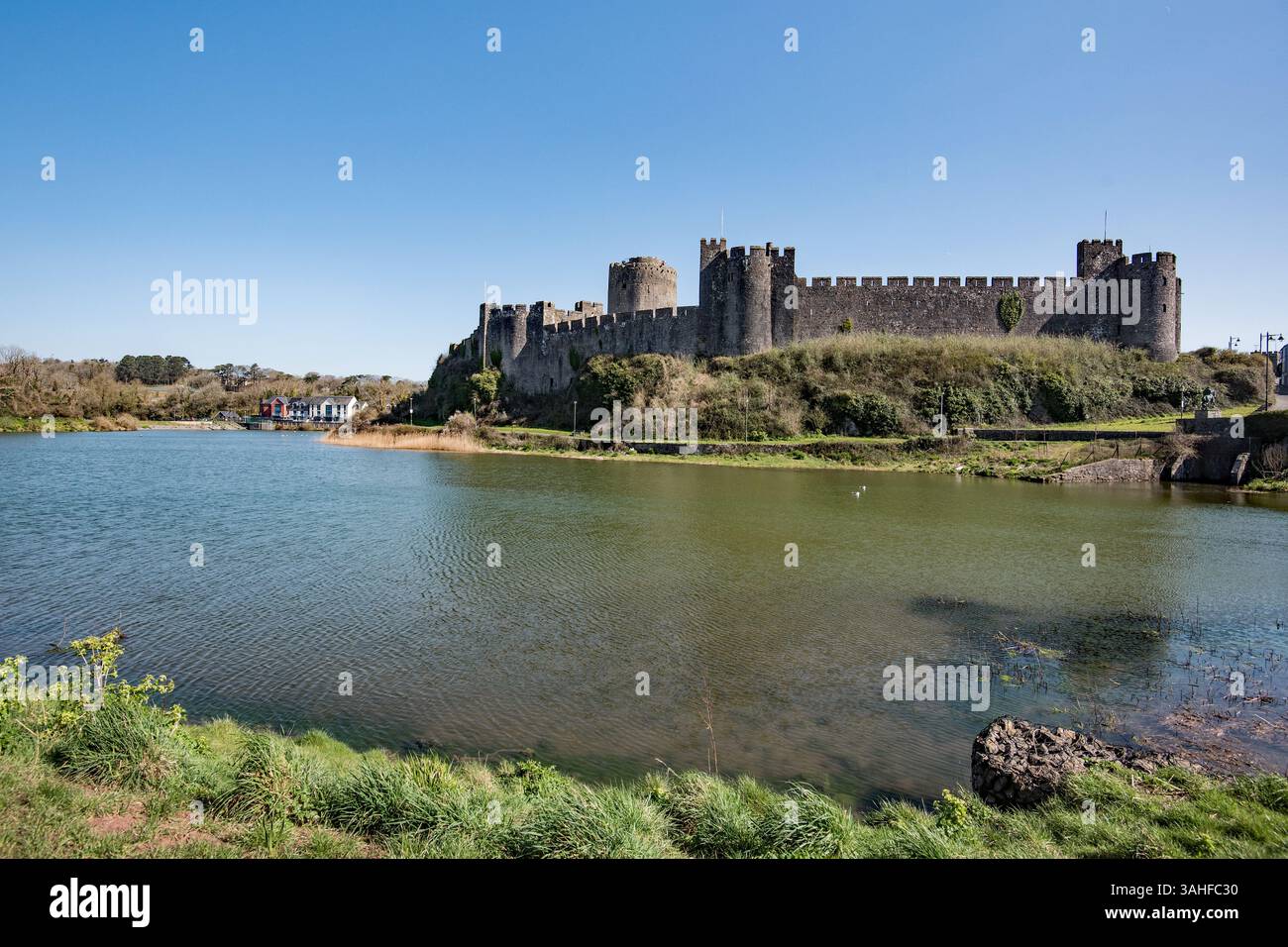 Pembroke Castle, one of the most impressive and formidable castles in ...