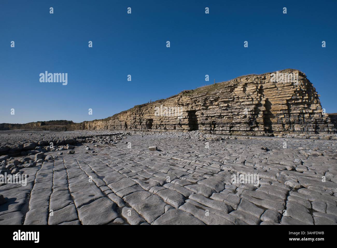 Remains of a shallow sea bed dating back over 400 million years to the ...