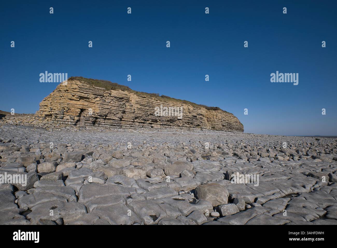 Remains of a shallow sea bed dating back over 400 million years to the ...