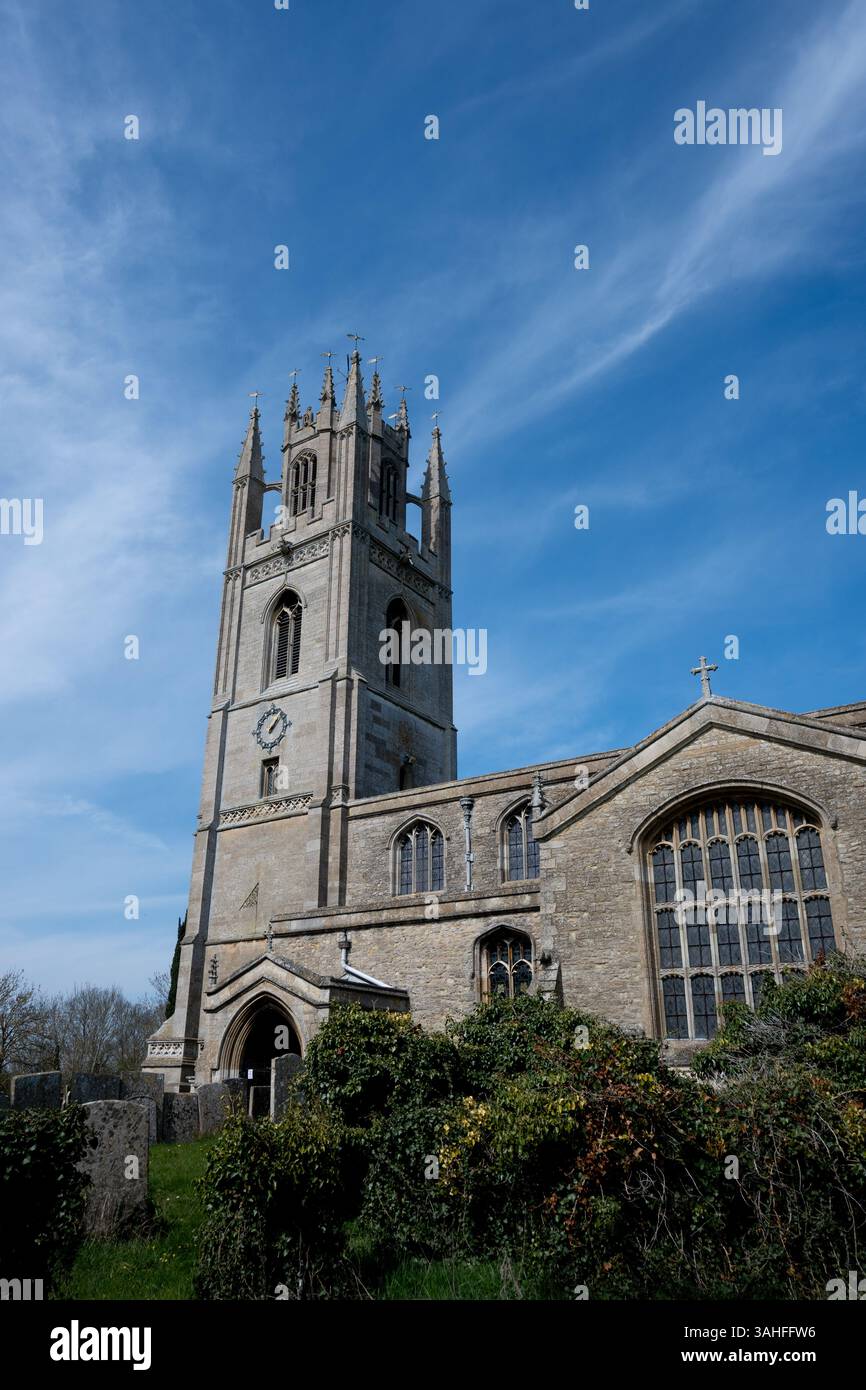 St. Peter`s Church, Lowick, Northamptonshire, England, UK Stock Photo ...