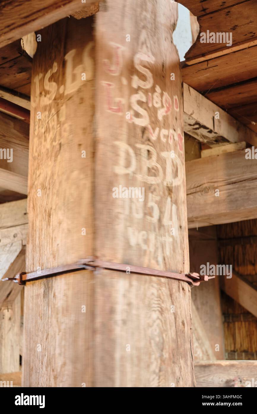 March 10, 2025 - Spijk, Netherlands: Moving central shaft on fourth ...