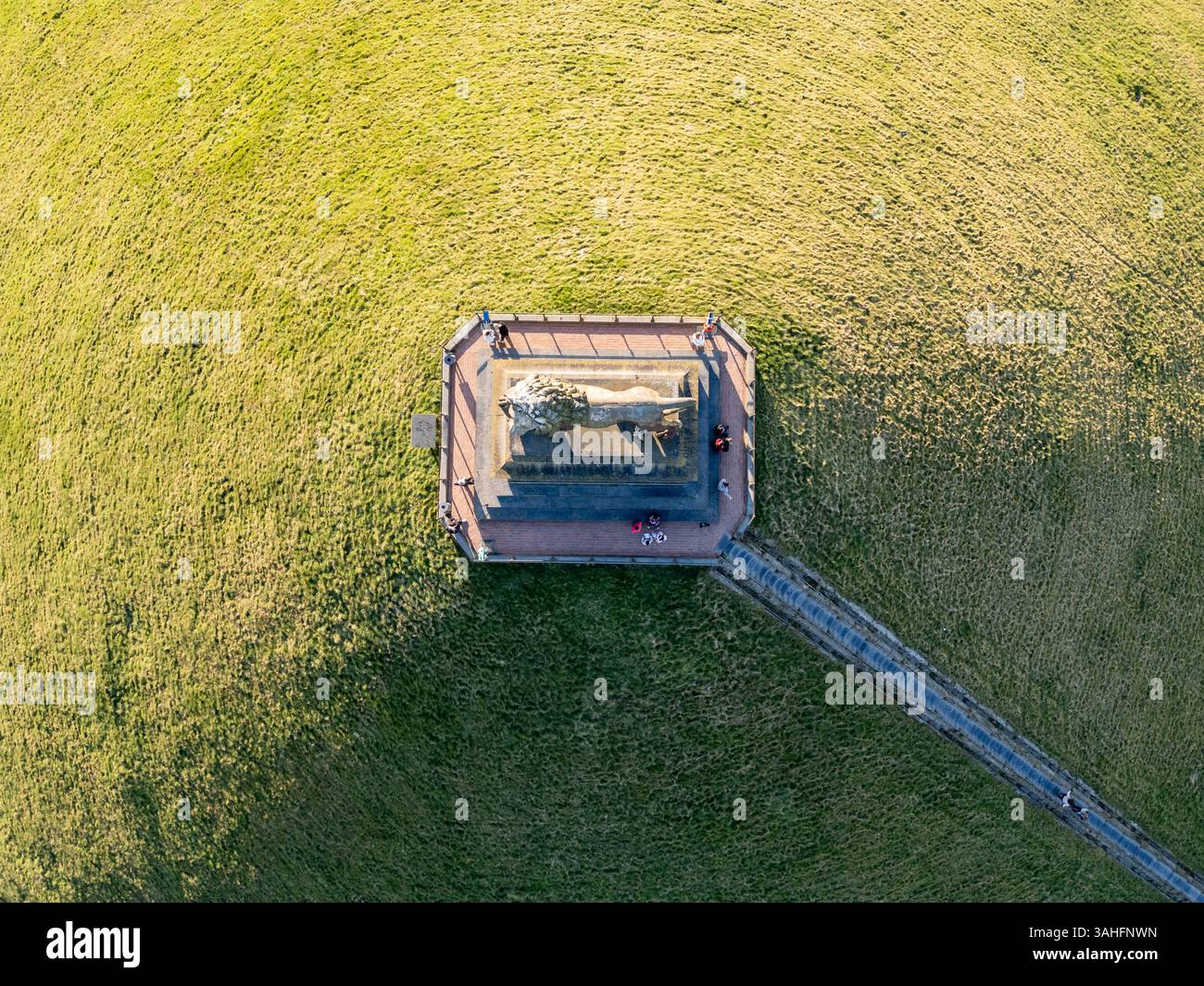 Napoleon Battlefield, Waterloo, Walloon Brabant, Belgium, March 4th ...