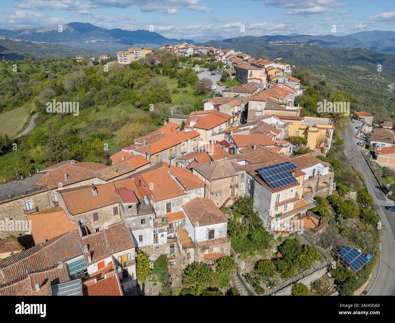 Rutino from Above – Aerial Views of a Timeless Cilento Village Stock ...