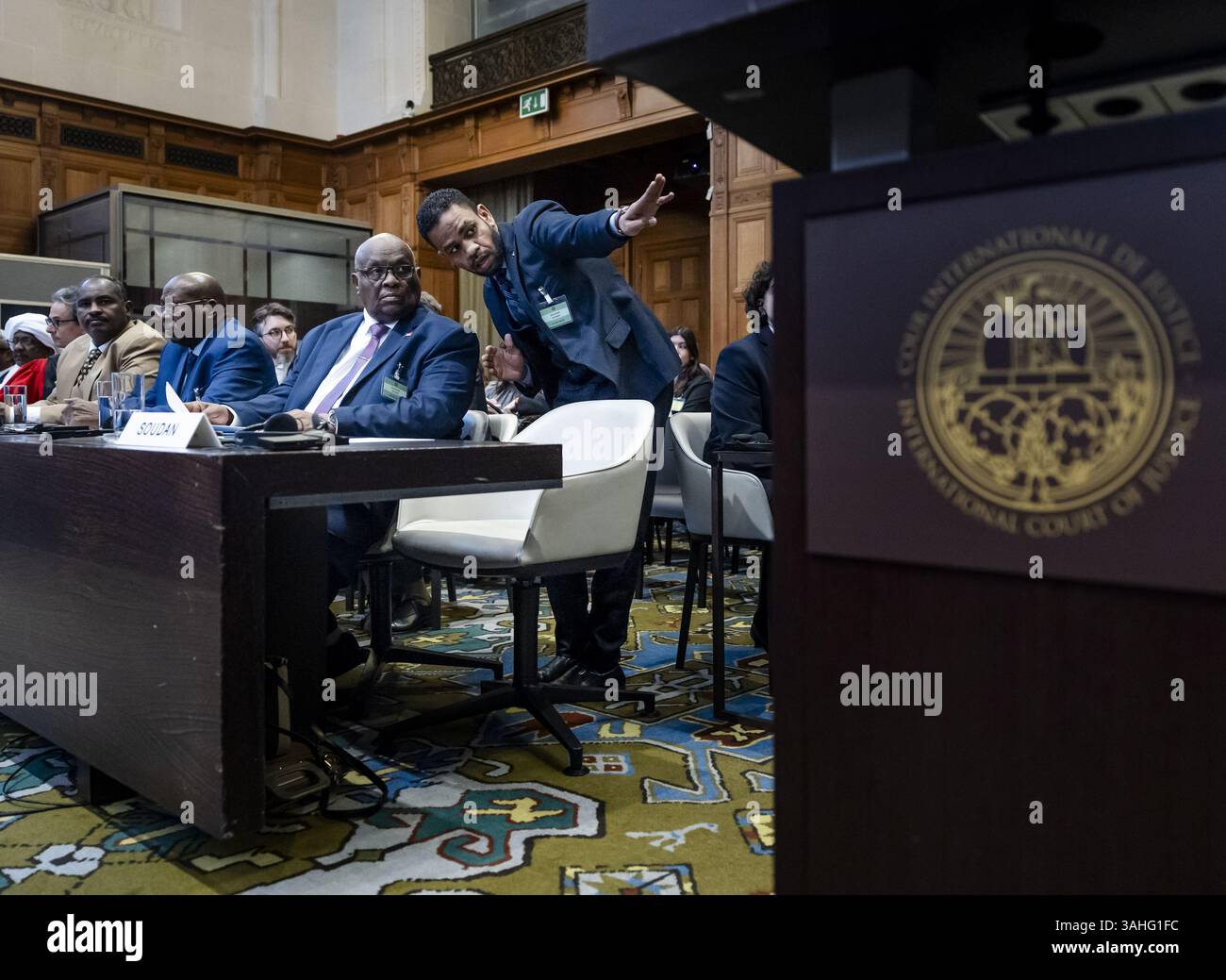 THE HAGUE - Muawia Osman Mohamed Khair, acting Minister of Justice, of ...