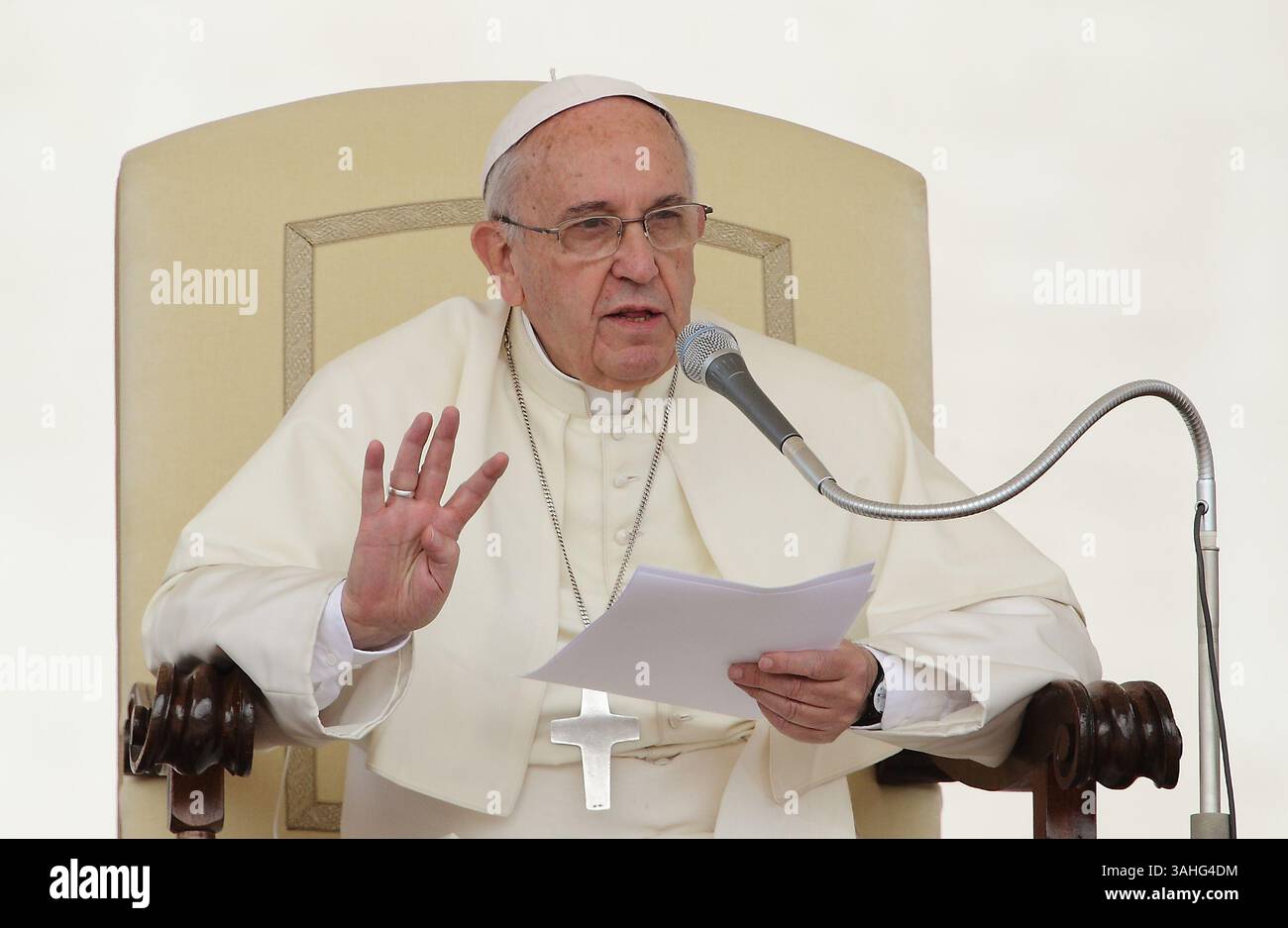 May 20, 2015 - Vatican City State (Holy See) - POPE FRANCIS during his ...