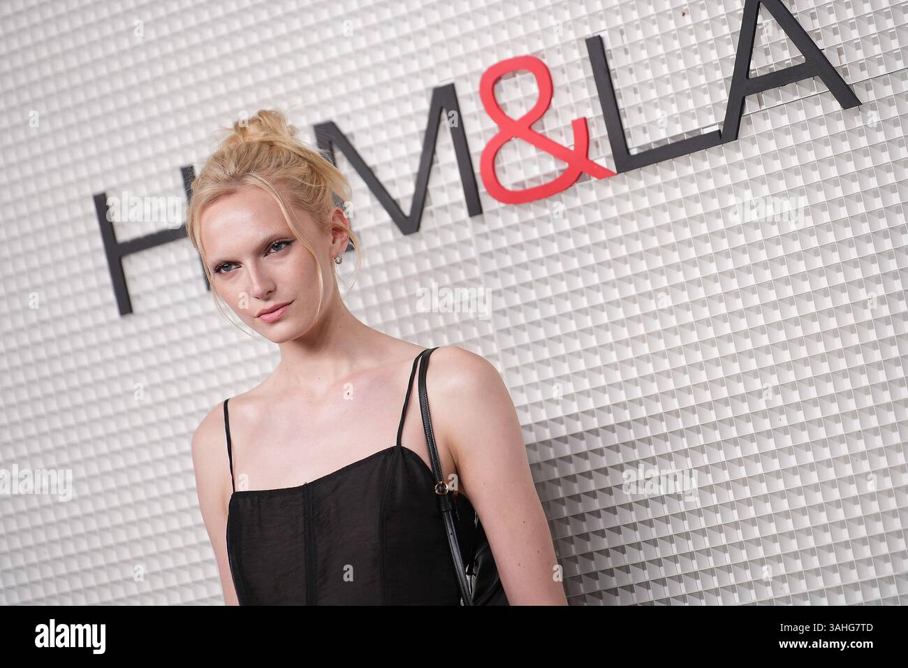 Los Angeles, USA. 09th Apr, 2025. Alex Consani attends the H&M&LA Music ...