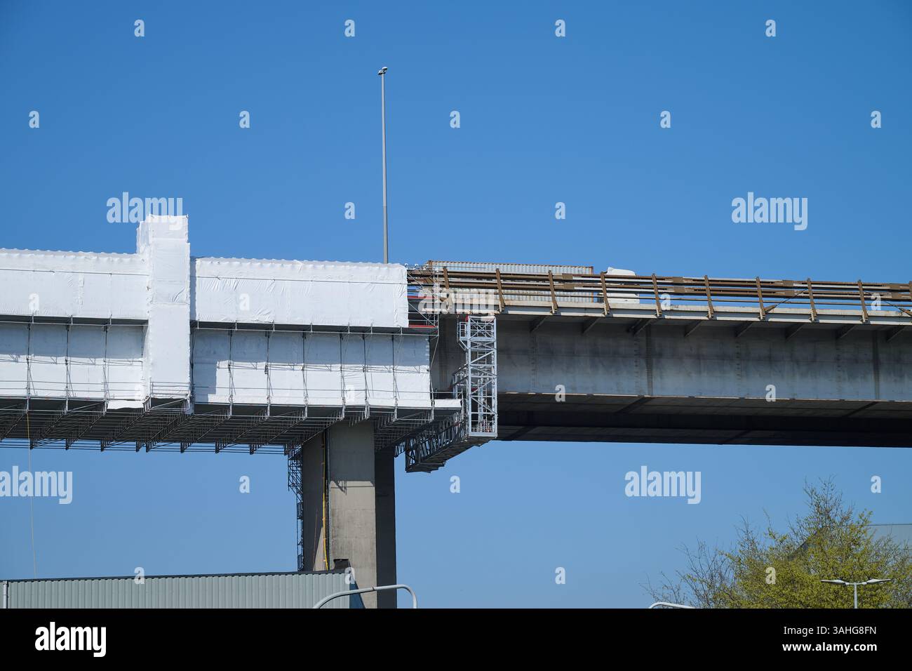 Brussels Capital Region, Belgium: April 9, 2025: The Brussels ring and ...