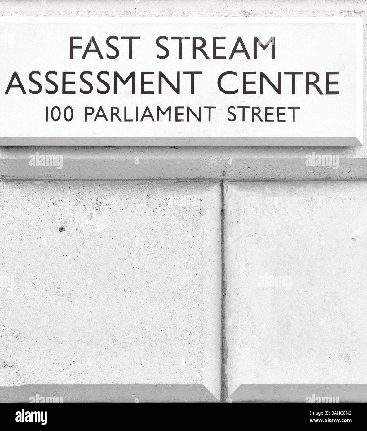 Sign for british Civil Service Fast Stream Assessment Centre, 100 ...