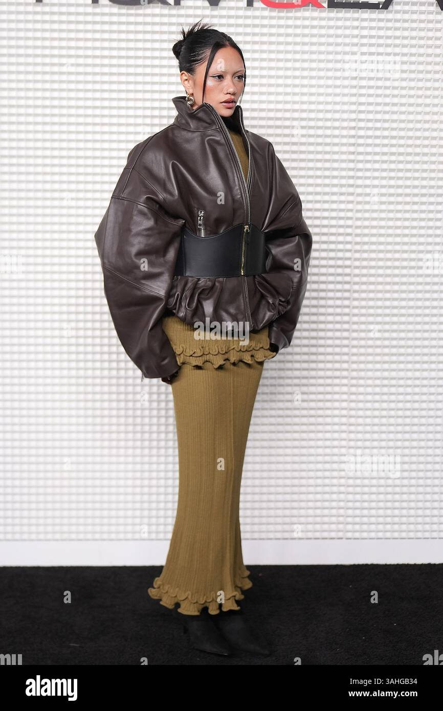 Los Angeles, USA. 09th Apr, 2025. Snow Wife attends the H&M&LA Music ...