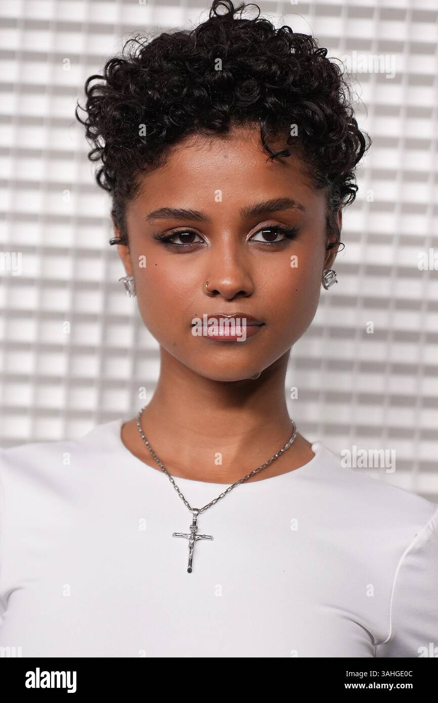 Los Angeles, USA. 09th Apr, 2025. Tyla attends the H&M&LA Music ...