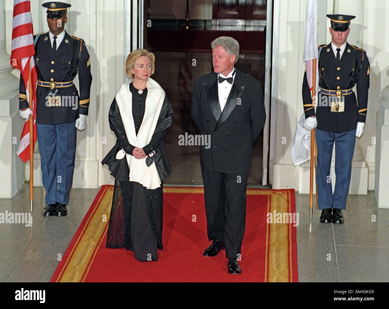 Keizo obuchi hillary clinton hi-res stock photography and images - Alamy