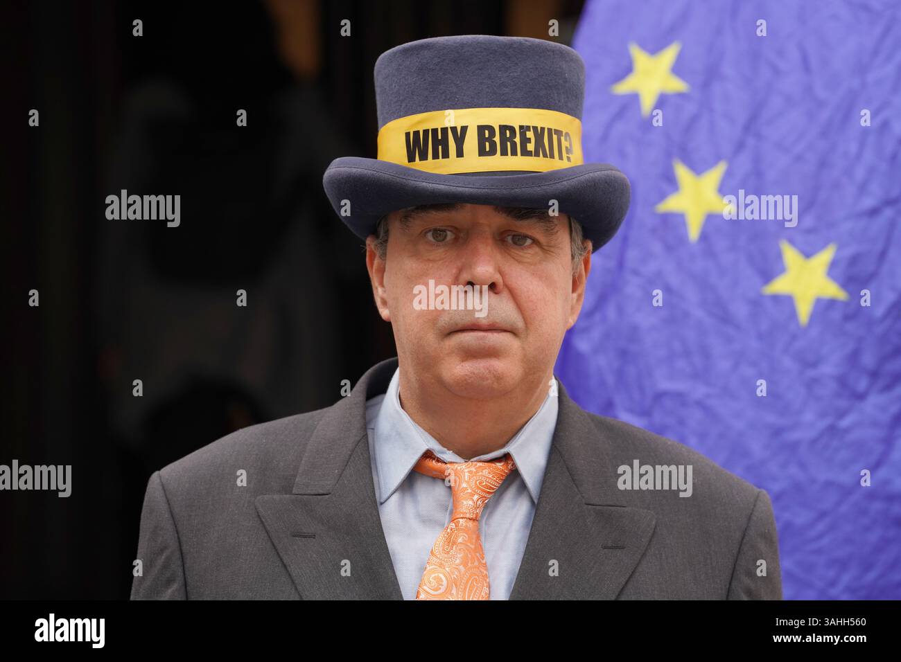 Anti-Brexit protester Steve Bray arrives at City Of London Magistrates ...