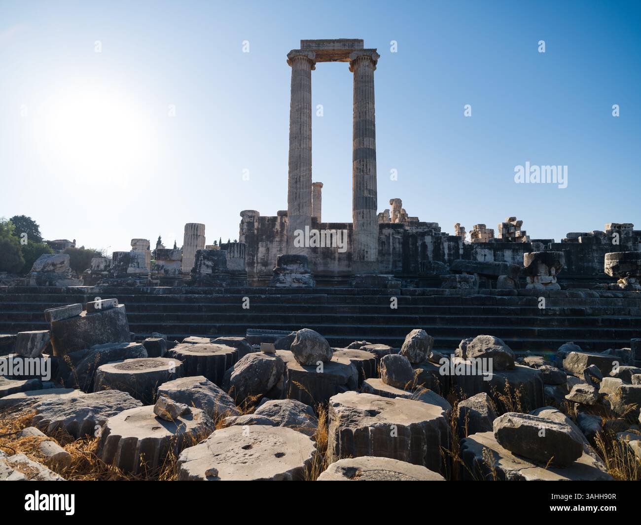 The temple of Apollo in Didim. Important ancient cities of Turkey ...