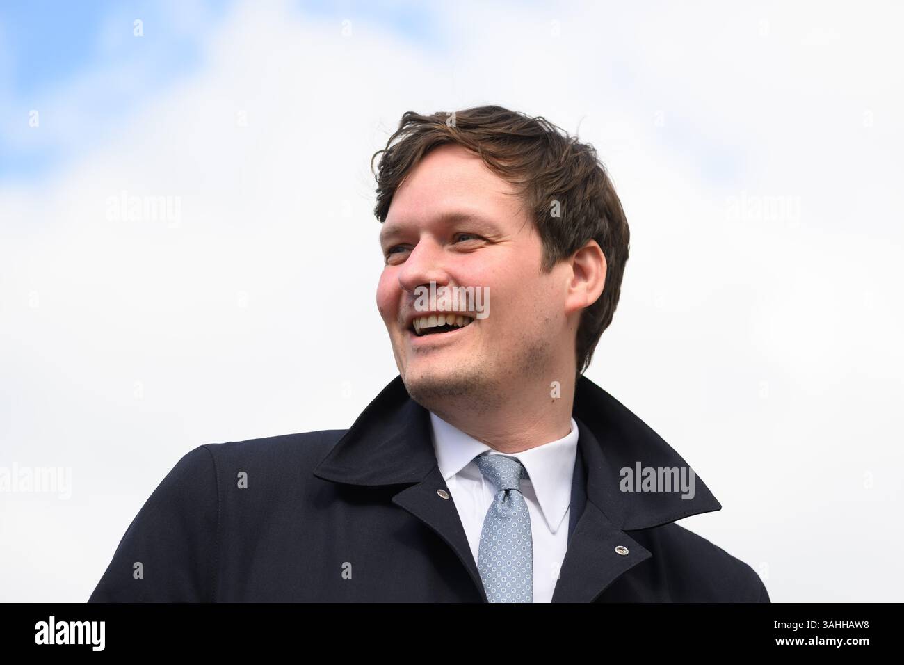Freiberg, Germany. 08th Apr, 2025. Conrad Clemens (CDU), Saxony's ...