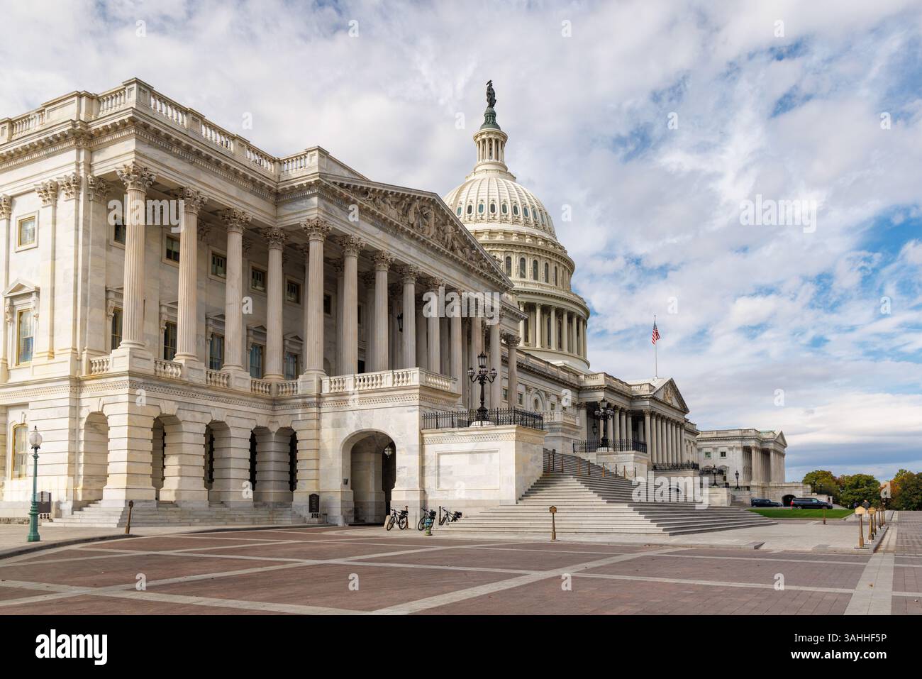 The iconic United States Capitol building, an emblem of American ...
