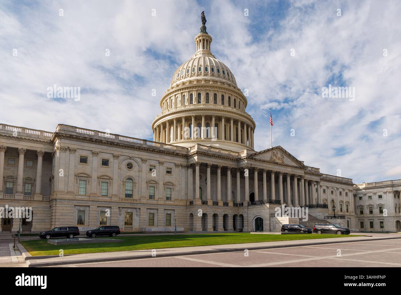 The iconic United States Capitol building, an emblem of American ...