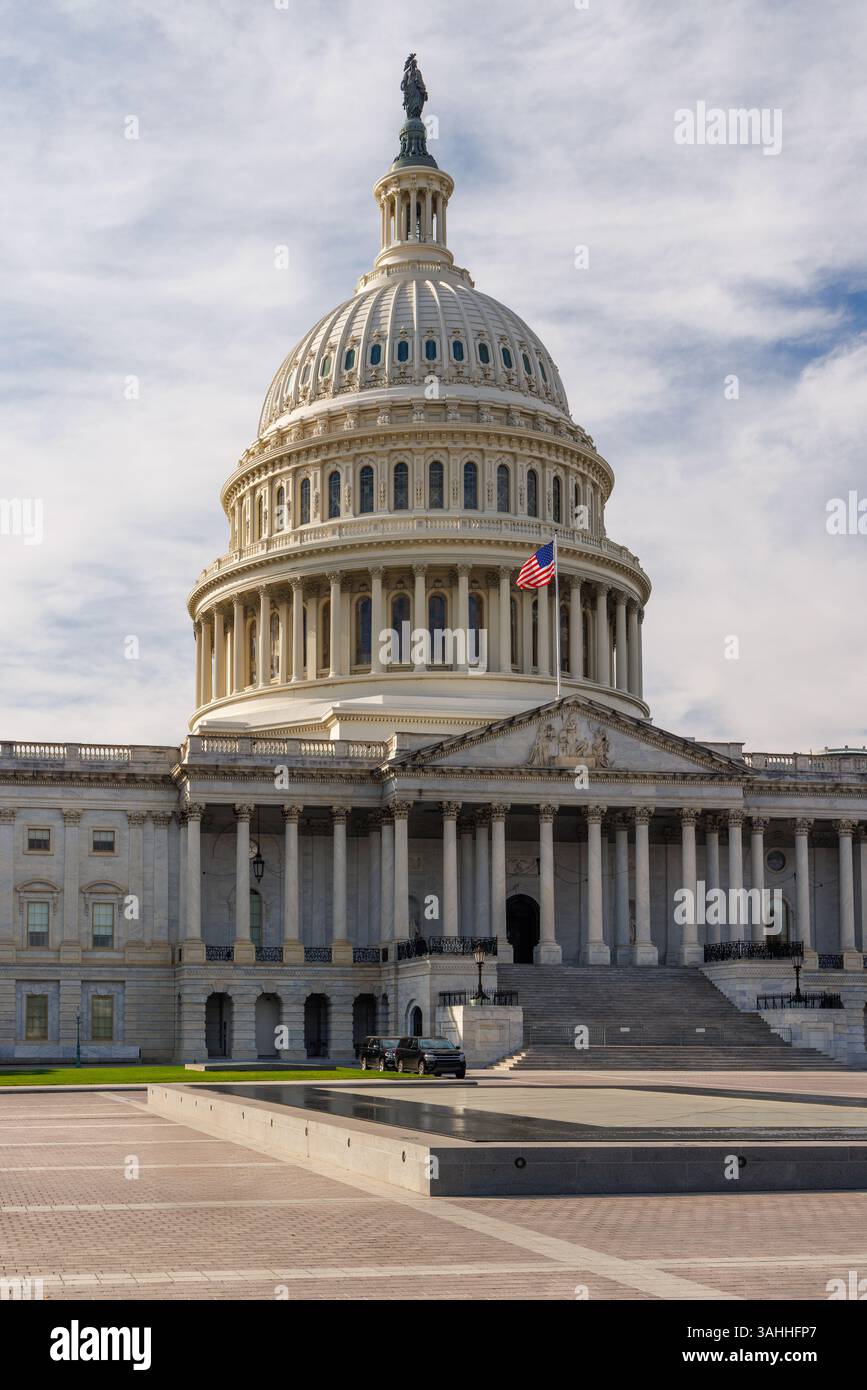 The iconic United States Capitol building, an emblem of American ...