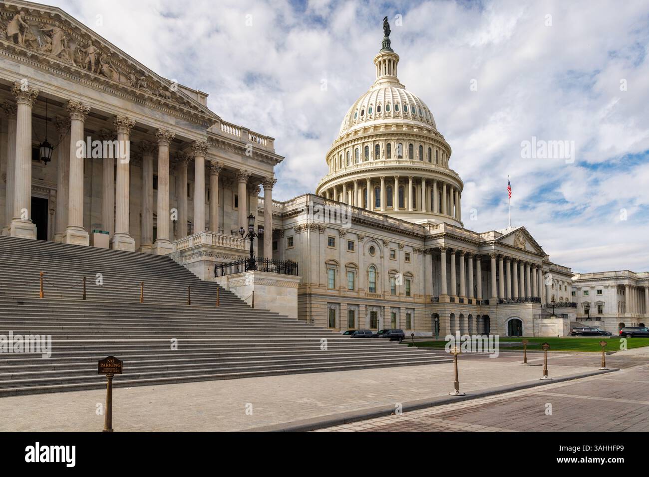 The iconic United States Capitol building, an emblem of American ...