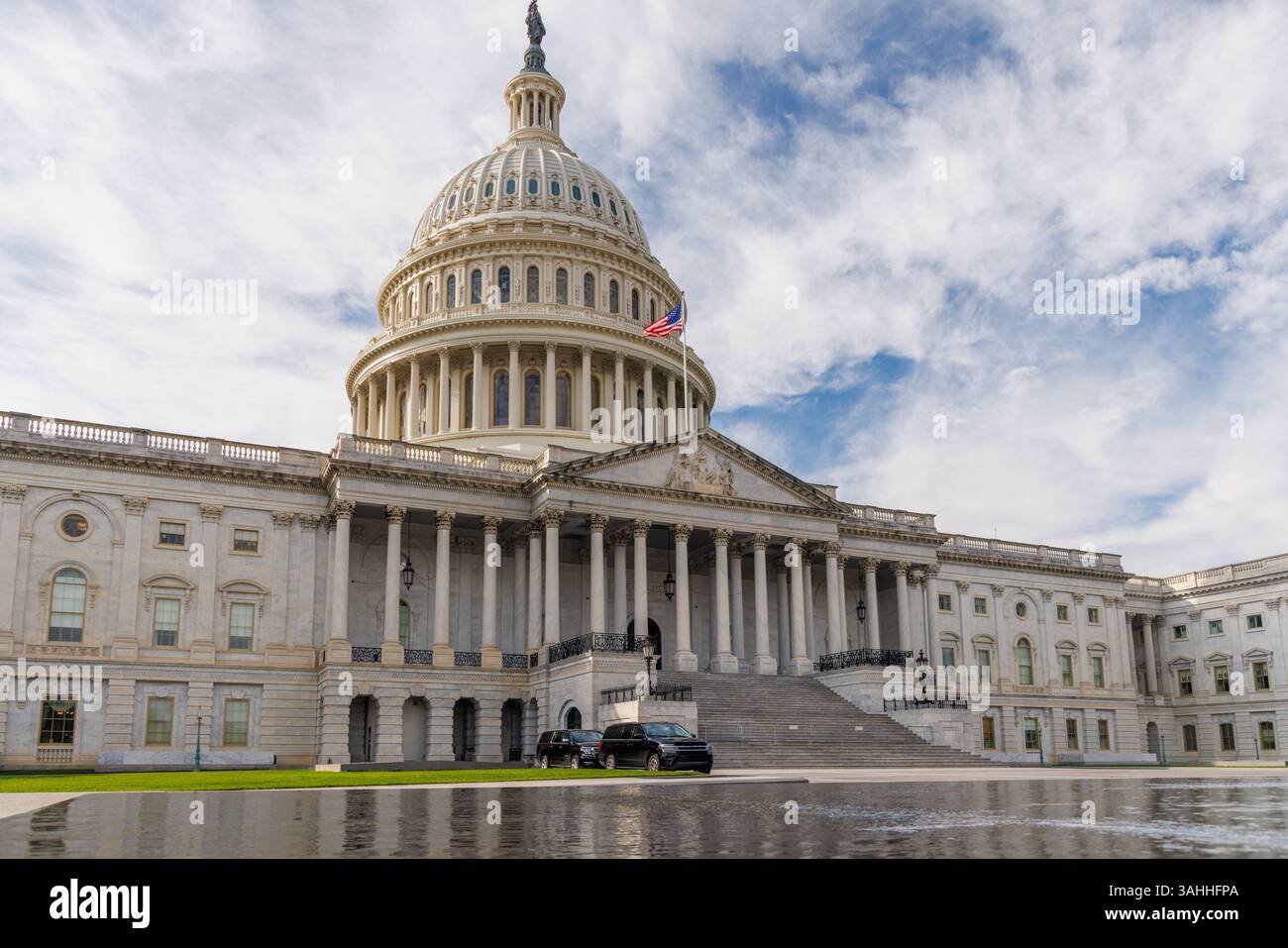 The iconic United States Capitol building, an emblem of American ...