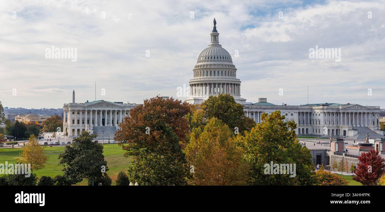 The iconic United States Capitol building, an emblem of American ...