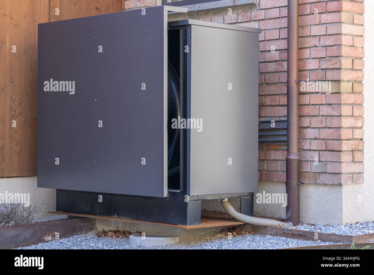 Covered heat pump on hi-res stock photography and images - Alamy