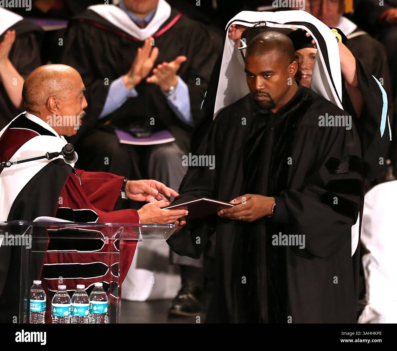 Kanye west honorary degree hi-res stock photography and images - Alamy