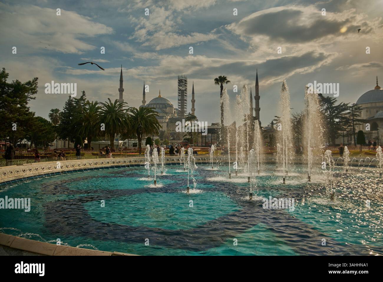 The Blue Mosque, the Sultan Ahmed Mosque (Turkish: Sultan Ahmet Camii ...
