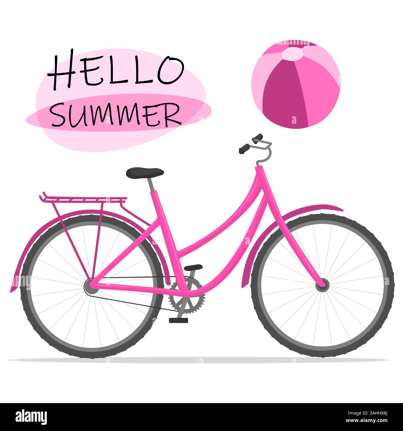 Playful beach vibes Stock Vector Images - Alamy