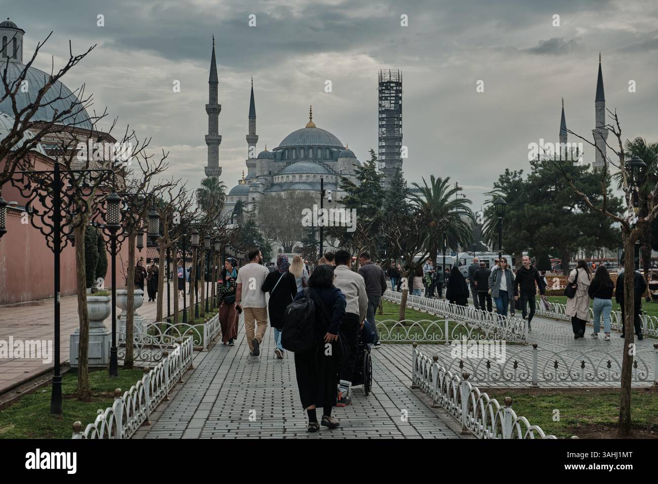 The Blue Mosque, the Sultan Ahmed Mosque (Turkish: Sultan Ahmet Camii), is an Ottoman-era ...