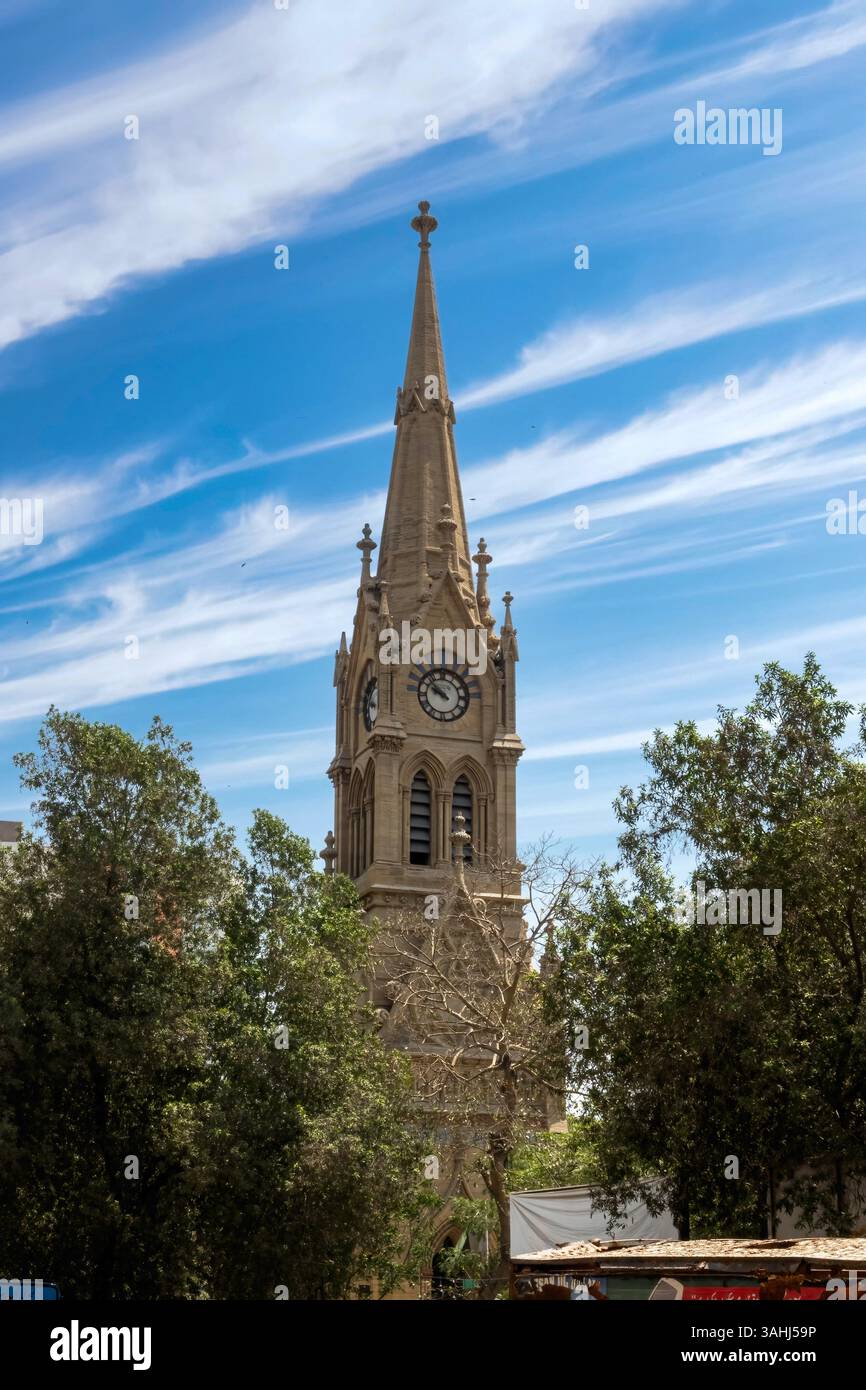Historical Merewether Clock Tower is located in Karachi, Sindh Pakistan ...