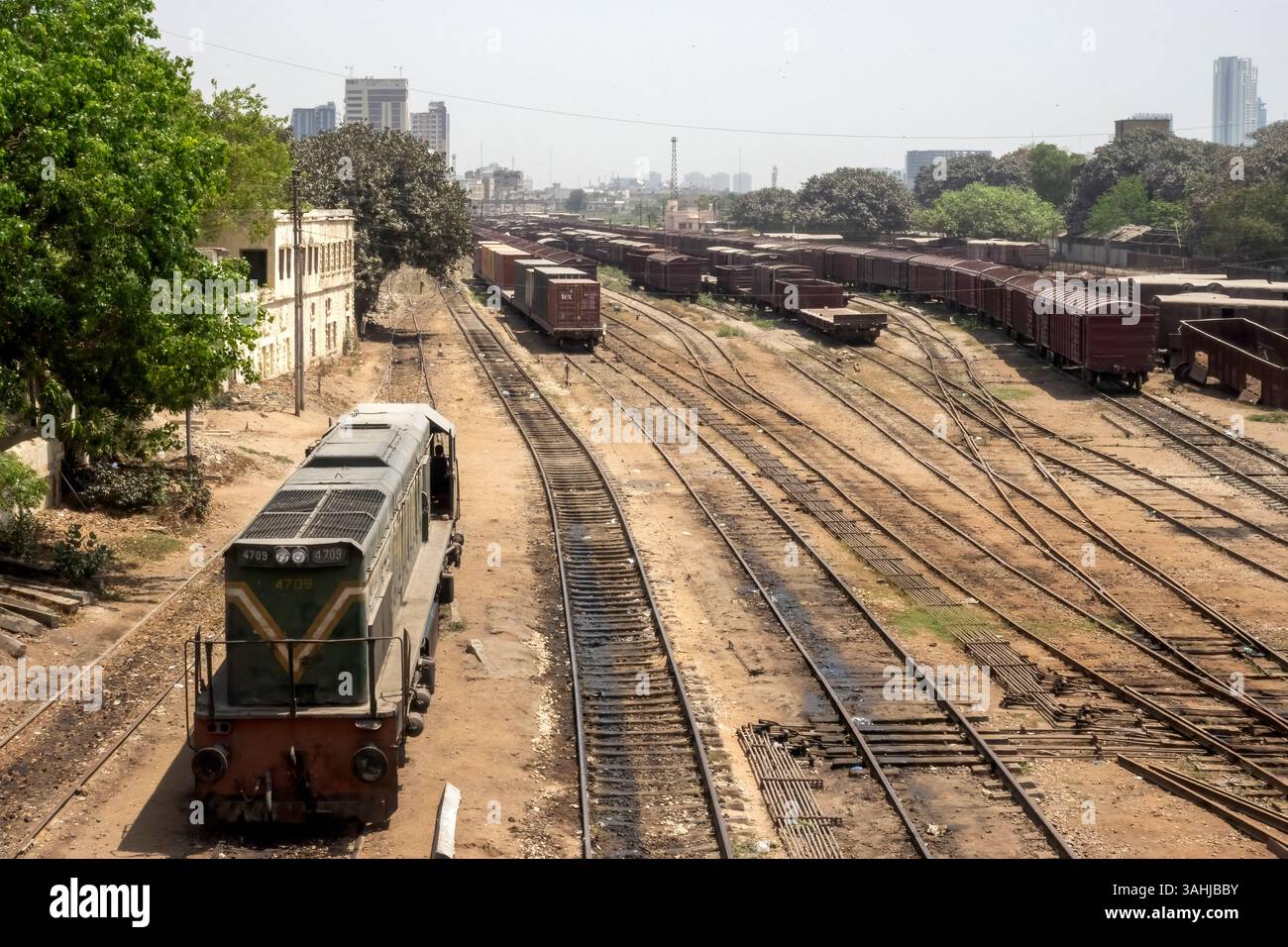 Indian railways wallpaper hi-res stock photography and images - Alamy