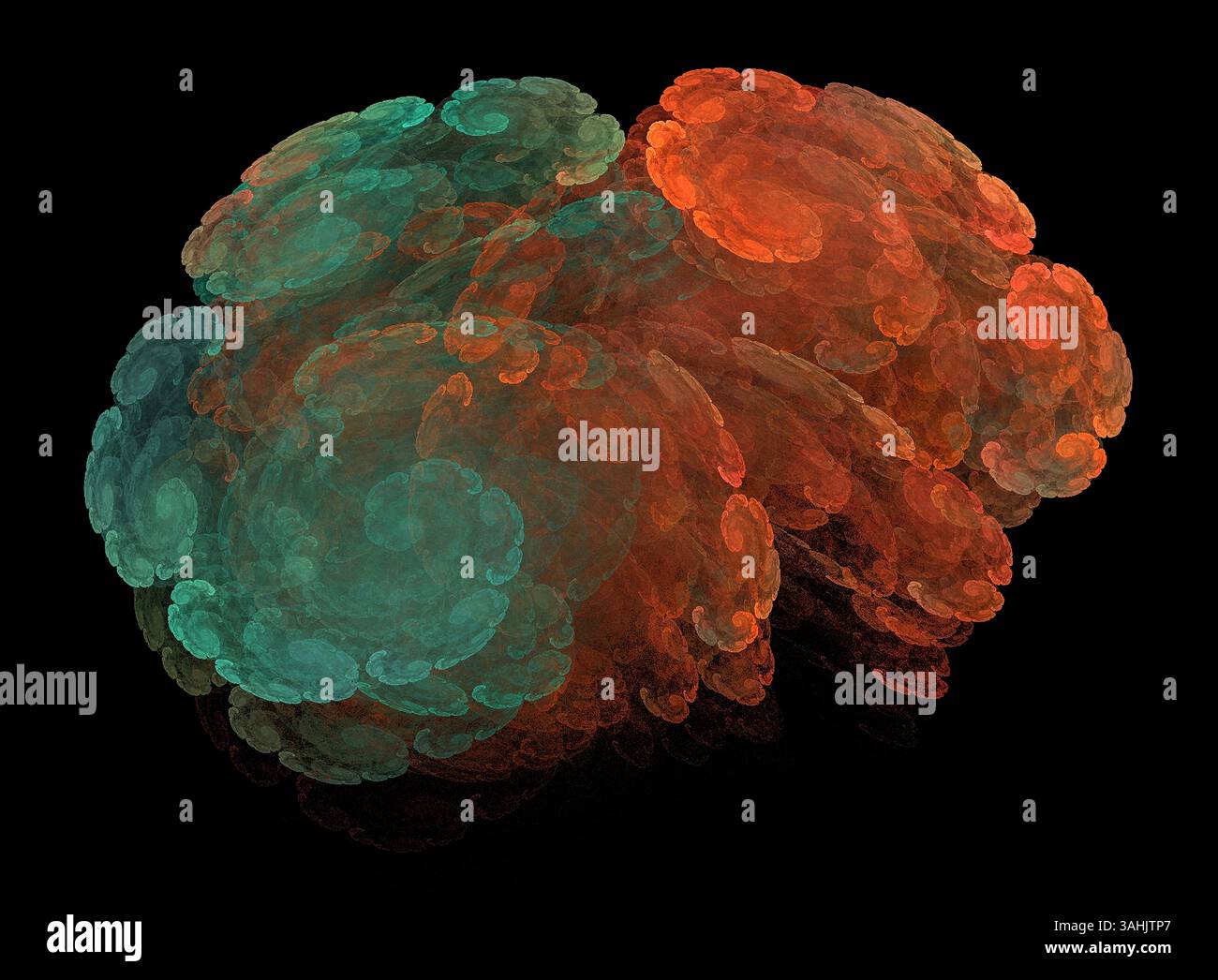 Fractal Abstract Brain Stock Photo - Alamy