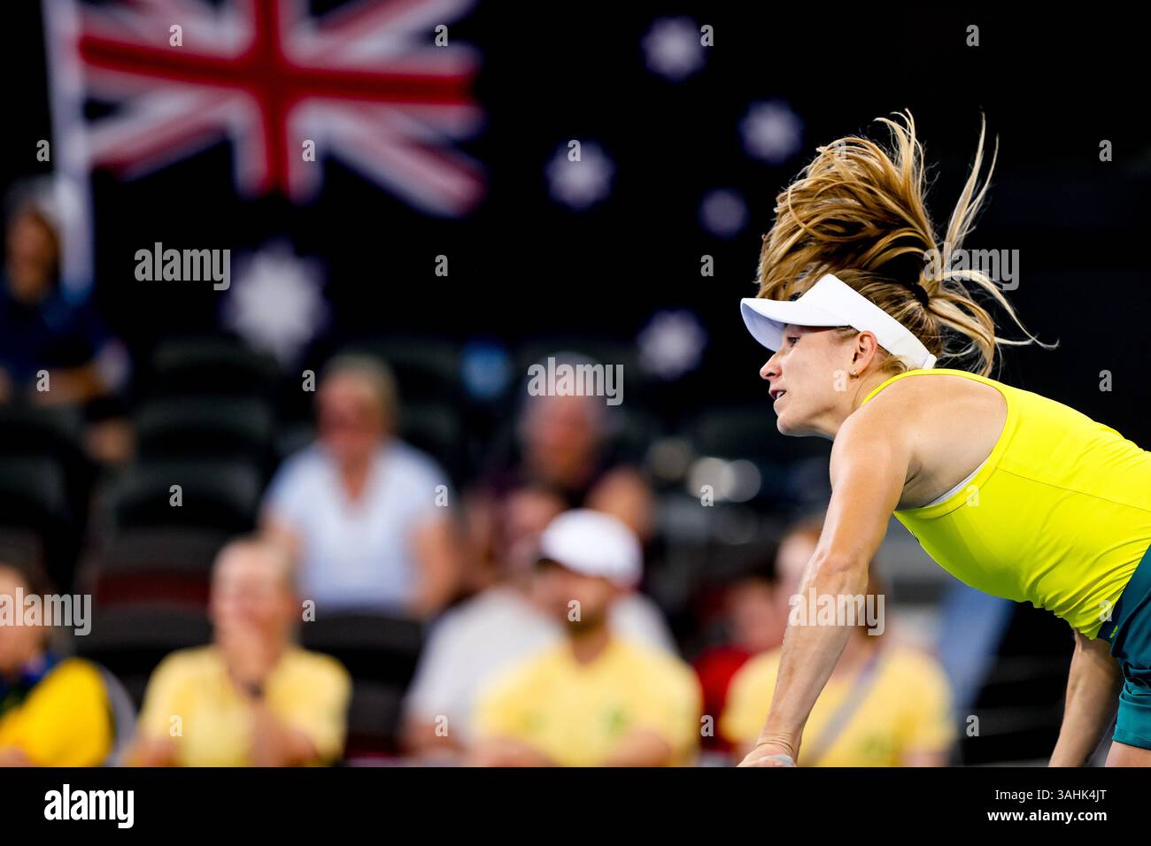 Brisbane, Australia. 09th Apr, 2025. Australian doubles pair Storm ...