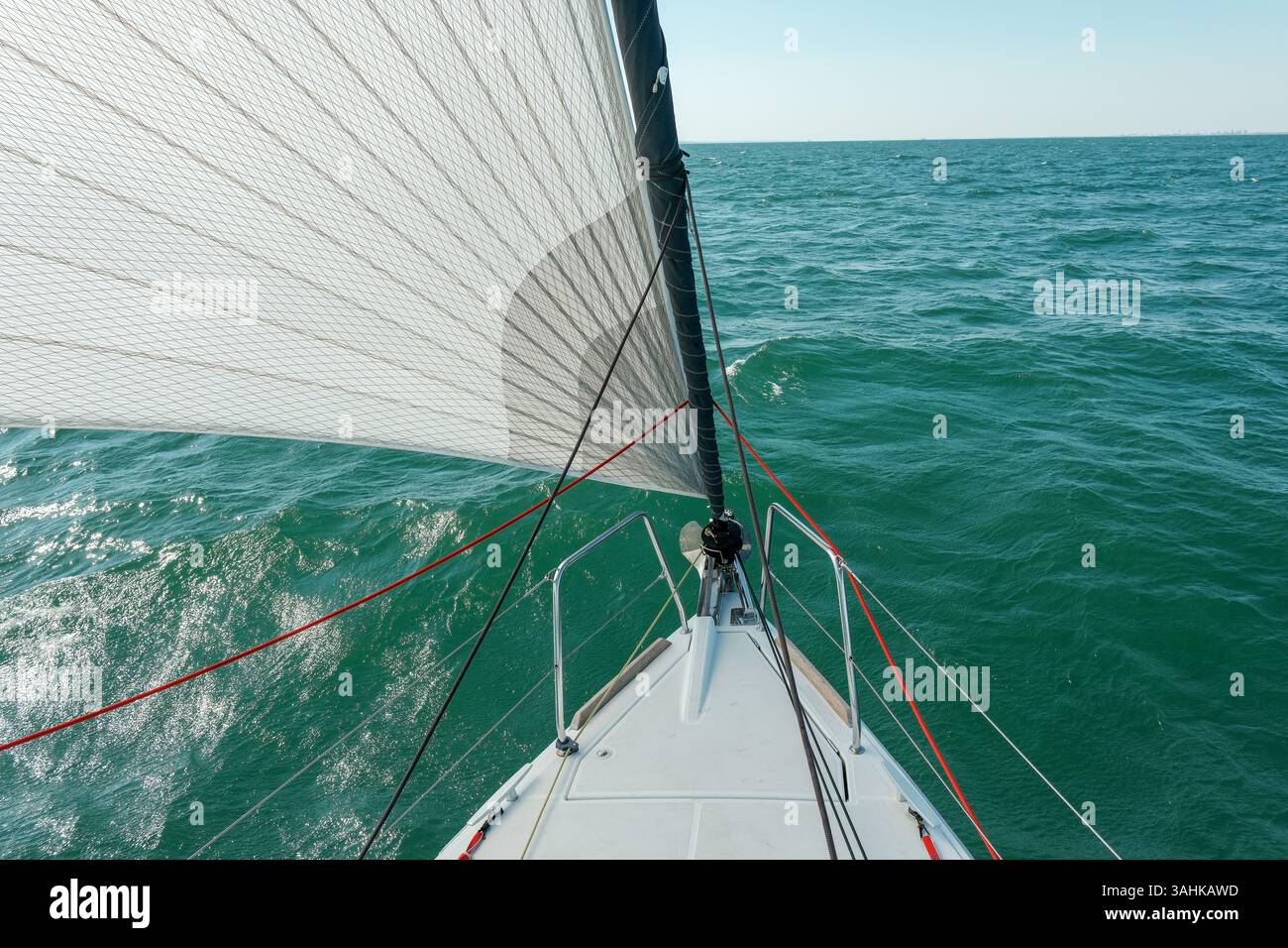 9 April 2025 - Portsmouth, UK - Sailing on the South Coast of England ...