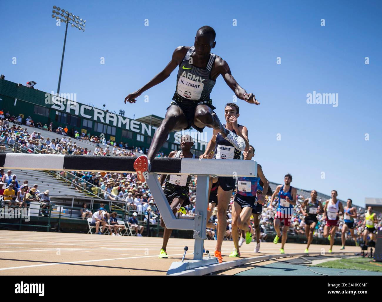 Jun 25, 2017 Sacramento, CA : Men's 3000m Steeplechase Haron Lagat take ...