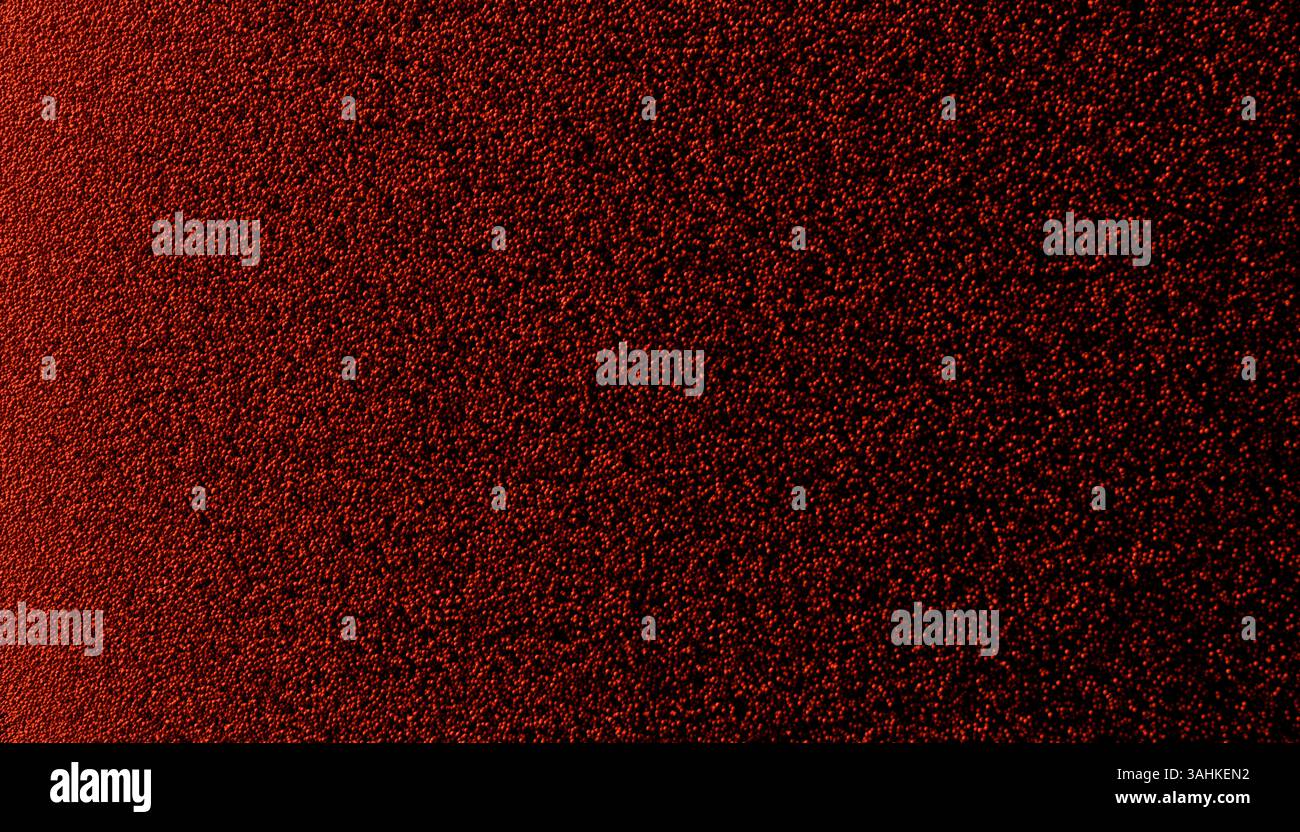 Close-up of a textured red surface with granular details in shadow ...
