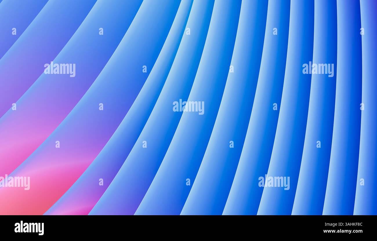 Abstract blue and pink wavy lines create a modern, dynamic background ...