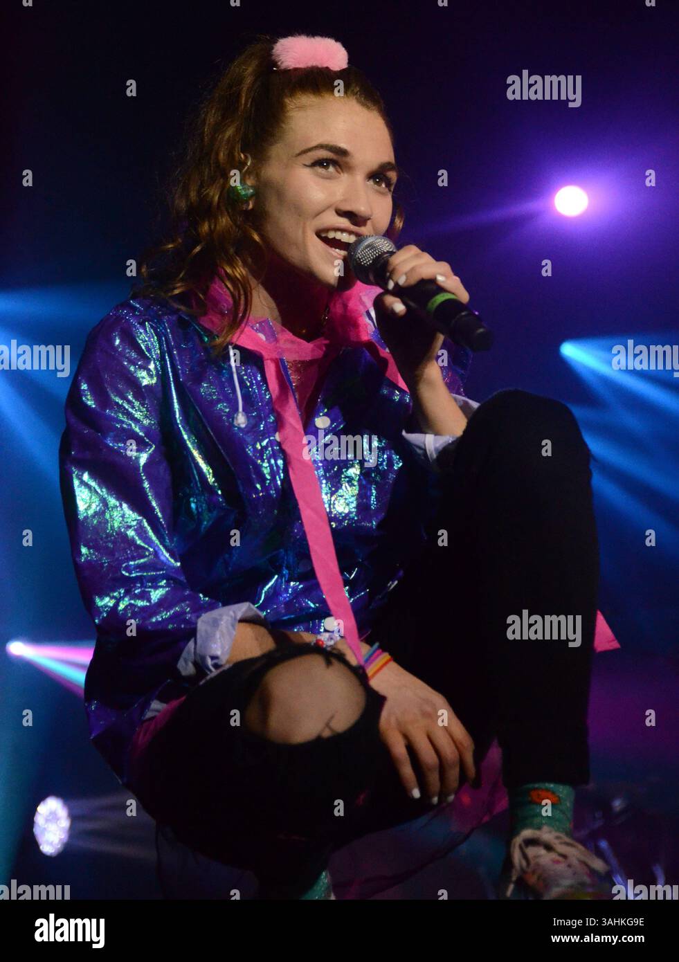 June 28, 2017: Lead singer Mandy Lee of the band MisterWives performs ...