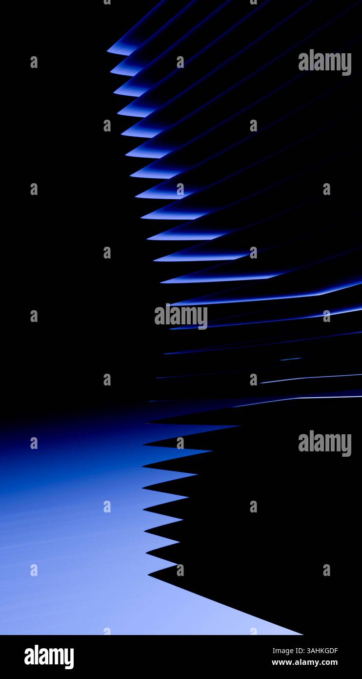 Blue geometric lines on abstract hi-res stock photography and images ...