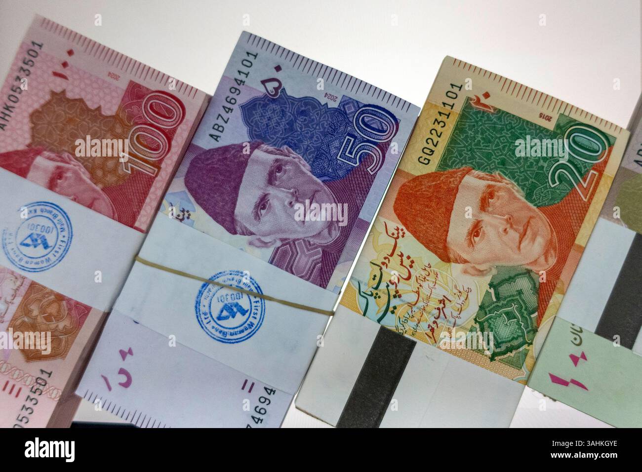 Pakistani Currency Banknote. Business and Finance concept Stock Photo ...