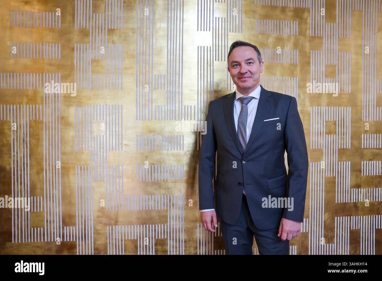 Leipzig, Germany. 10th Apr, 2025. The future General Music Director ...